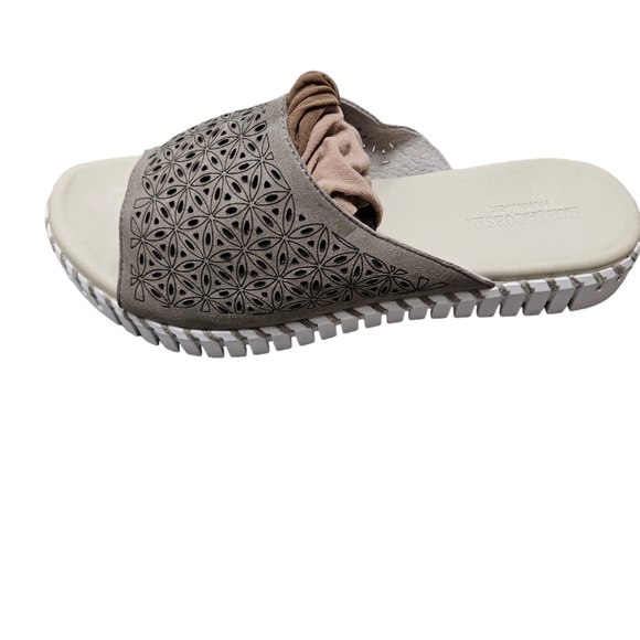 Ilse Jacobsen | Shoes | Ilse Jacobsen Goldenrod Slide Perforated ...